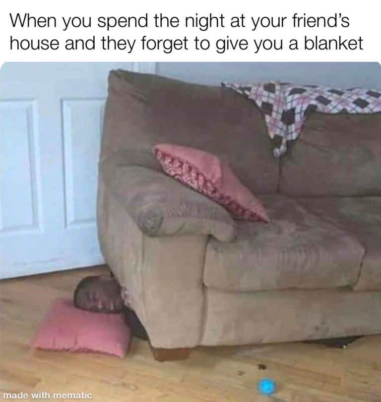 What To Do When They Forget To Give You A Blanket. - Epic Fails