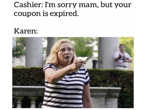 funny karen memes - Chameleon Memes
