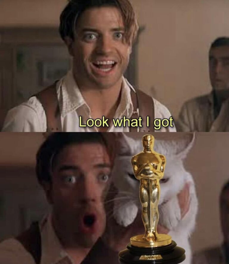 10 Brendan Fraser Memes On The Occasion Of His First Oscar Victory - Funny