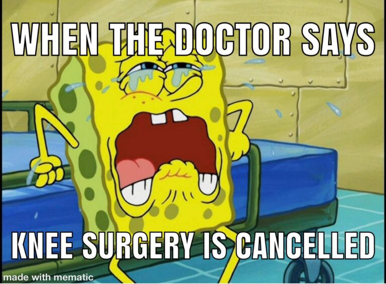 15 'Knee Surgery memes' to make you Laugh through the Pain