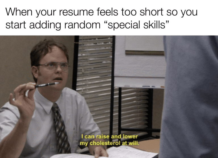 30 Resume Memes That Deserves an Oscar for Fiction Writing - Funny