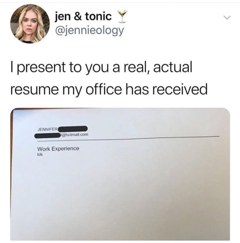 30 Resume Memes That Deserves an Oscar for Fiction Writing - Funny