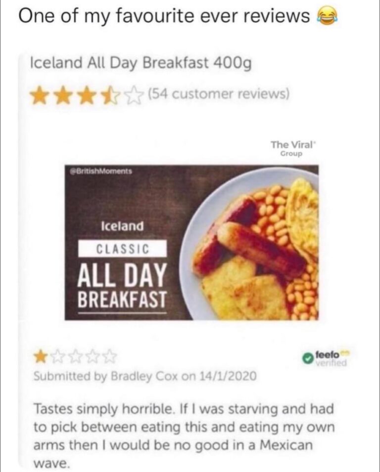 20 British Food Memes to Savor with a Side of Laughter - Epic Fails